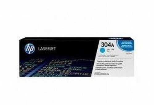 HP Картридж CC531AC лазерный голубой (2800 стр) (б
