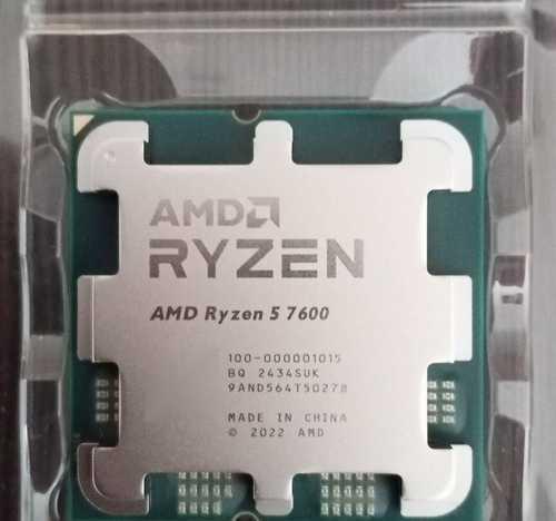 Процессор amd ryzen 5 7600 новый oem