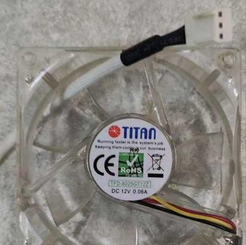 Вентилятор Titan TFD-8025GT12Z 80x80x25 DC 12V 0.0