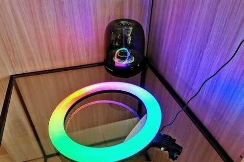 Кольцевая лампа RGB 26см