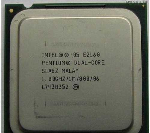 Процессор Intel Pentium E2160, sla8z