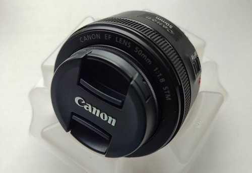 Объектив Canon 50 mm 1.8 stm