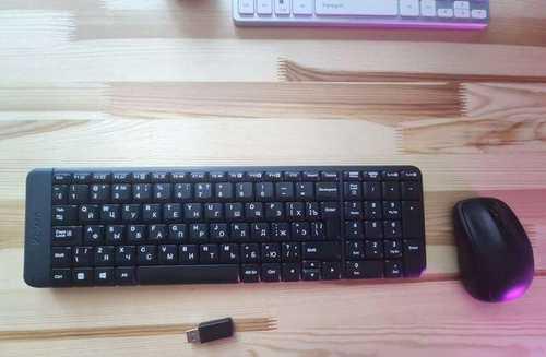 Клавиатура и мышь Logitech Desktop MK220