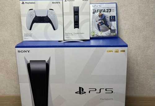 Sony playstation 5 новая + 477 игр