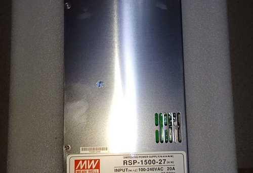 Блок питания RSP-1500-27, 27B,56A, 1512Вт
