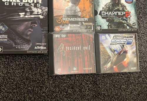 Игры для PC на дисках, 6 игр(cd), цена за всё