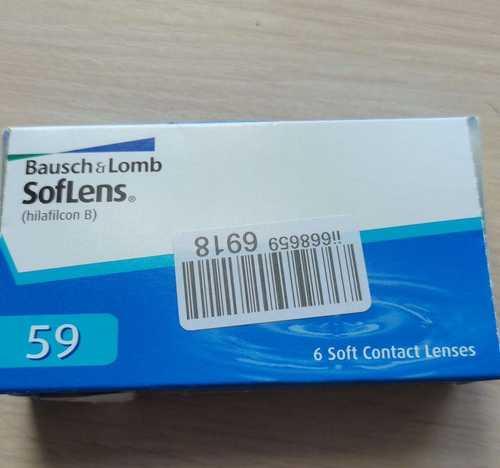 Контактные линзы Bausch&lomb SofLens: - 0.5