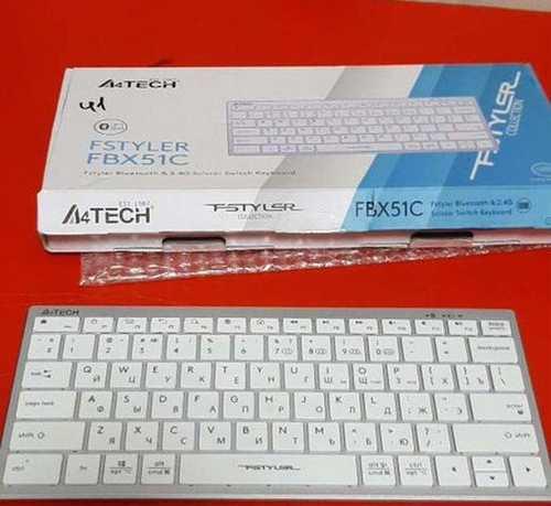 Клавиатура беспроводная a4tech fbx 51 c