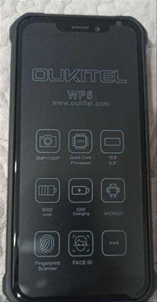 Смартфон oukitel WP5 Black