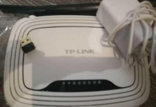 Wifi роутер и wifi адаптер Tp-link wr841n и wn725n