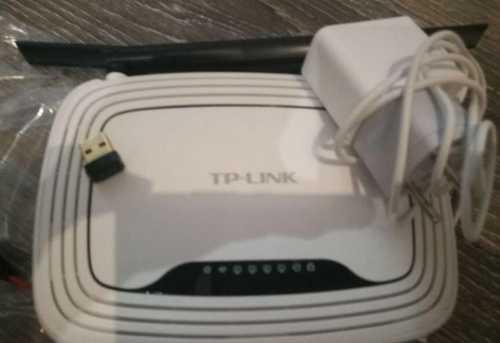 Wifi роутер и wifi адаптер Tp-link wr841n и wn725n