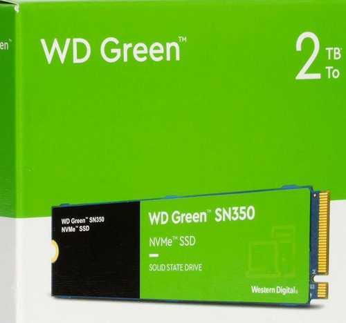 SSD диск Western Digital Green SN350 2 Tb