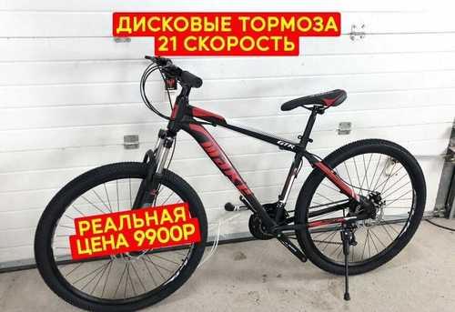 Велосипед горный Черный-красный
