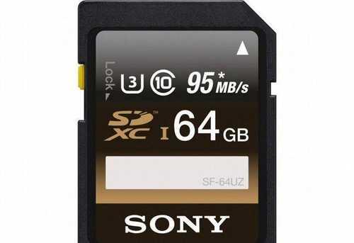 Sony super high speed 64 GB sdxc UHS-1 95/90 (SF 6