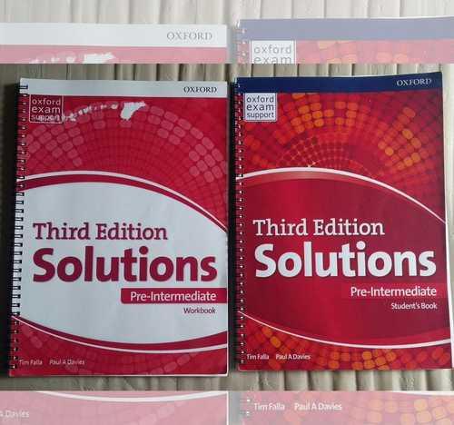 Solutions Pre-Intermediate 3rd edition Б/у