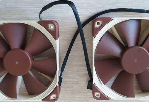 Вентиляторы Noctua NF-F12, крепления и удлинители