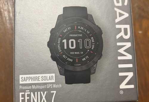 Garmin Fenix 7 Sapphire Solar DLC Titanium (новые)