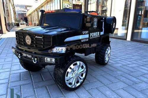 Детский электромобиль mercedes police 4x4