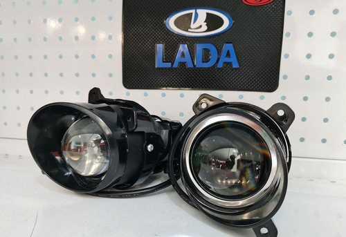 Противотуманки Bi-led линзы LADA Kalina premium