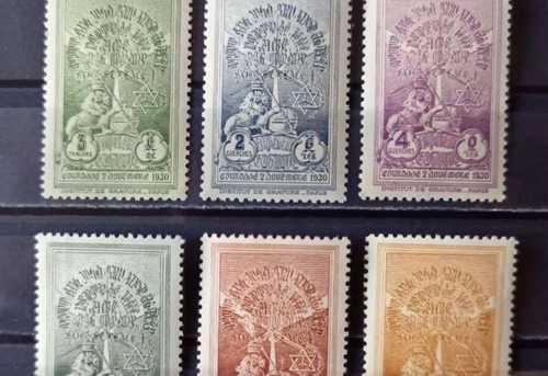 Почтовые марки Эфиопии. 1930г. Нечастые