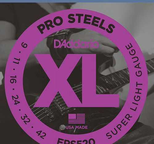 DAddario EPS520 XL PRO steel комплект струн для