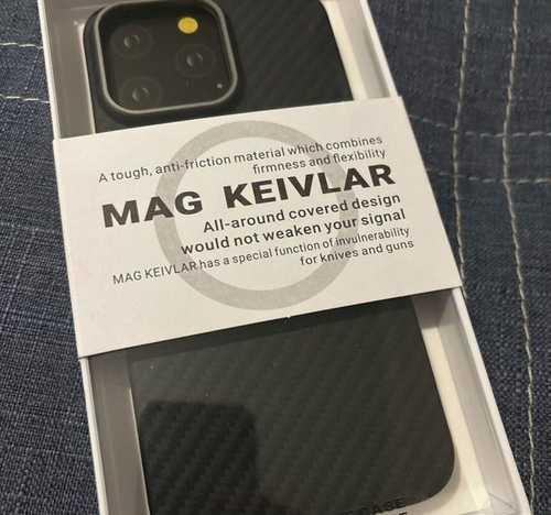 Kzdoo iPhone 15 pro max чехол карбон