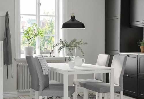 Стол IKEA Melltorp, 125x75 см, белый