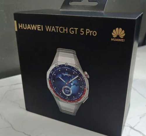 Huawei Watch GT 5 Pro 46mm Titanium. Новые. Рст