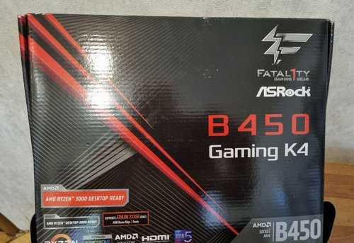 Материнская плата Asrock fatal1ty b450 gaming k4