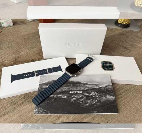 Apple watch ultra 2 49mm ocean band blue