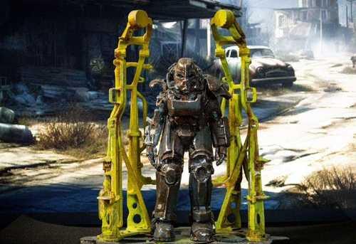 Фигурка брони T-45 диорама из заставки Fallout 4