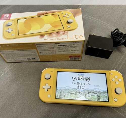 Портативная игровая приставка nintendo switch lite