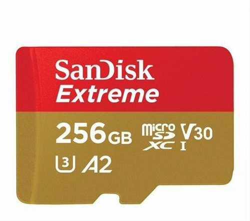 Карта памяти micro sdxc 256Gb Sandisk Extreme UHS