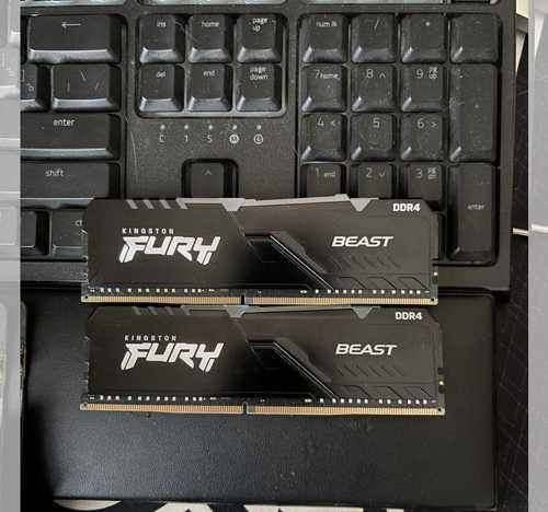 Ddr4 kingston fury beast 32 gb 3600 rgb