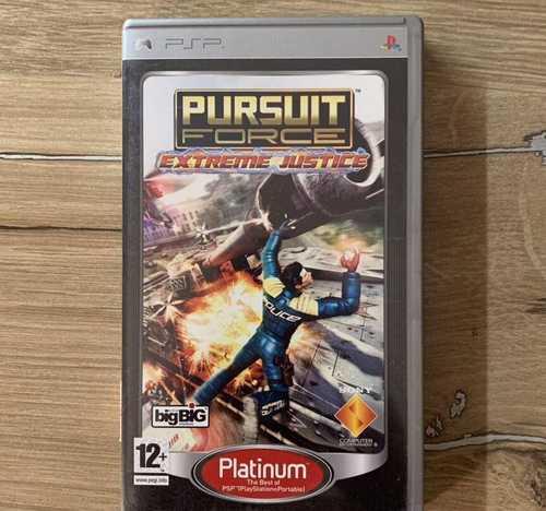 Игра на PSP Pursuit Force: Extreme Justice