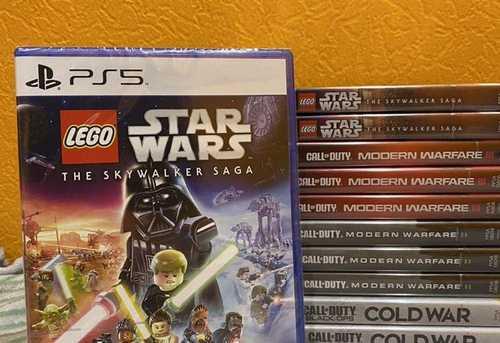 Lego Star Wars The Skywalker Saga PS5 Новый Диск