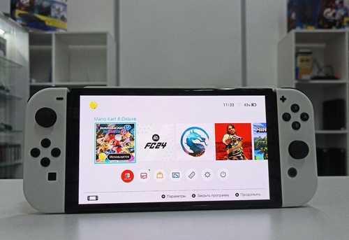 Nintendo Switch oled 128 гб Прошитая