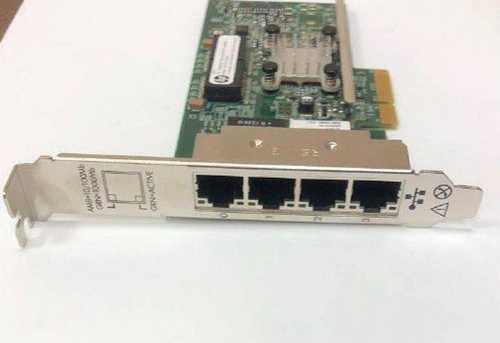 Сетевая карта HPE 331T 4x1G RJ45 PCI-E NIC FH