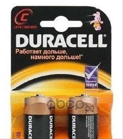 Батарейка алкалиновая C LR14 Duracell MN1400 12 шт