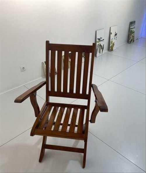 Кресло раскладное, стул - кресло (дерево)