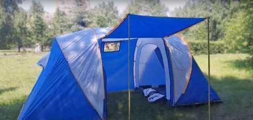 Палатка кемпинг 4-мест Lanyu-1699/4 450х220х180 см