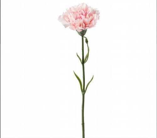 Смикка Цветок искусственный, гвоздика/розовая. ике