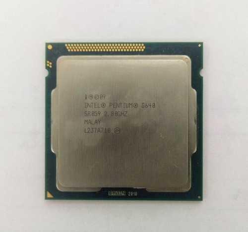 Процессор s1155 Intel Pentium G640 2.8GHz