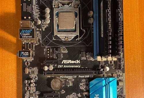 Материнская плата: ASRock Z97 Anniversary