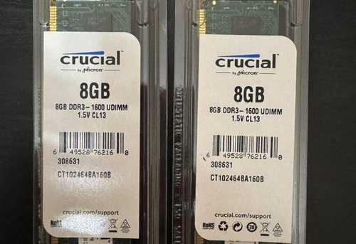 Оперативная память Crucial DDR3 1600