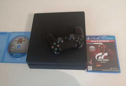 Sony playstation 4 PS4 slim 500 +2 диска