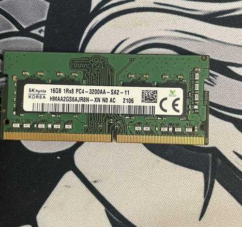 Оперативная память ddr4 16gb sodimm 3200