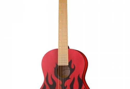 M-313-FL Акустическая гитара, пламя, Амистар