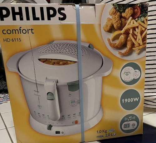 Фритюрница новая Philips comfort HD6115