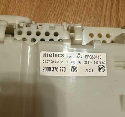 Melecs 9000 376 770 epg